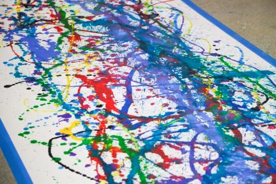 Jackson Pollock Workshop | News | Hazlegrove School