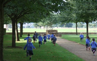 Reception Go on a Hunt for Little Lumpty Around the School Grounds ...